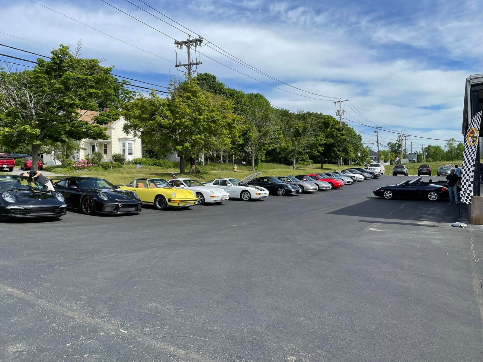 Porsches and Coffee at the Portland Motor Club